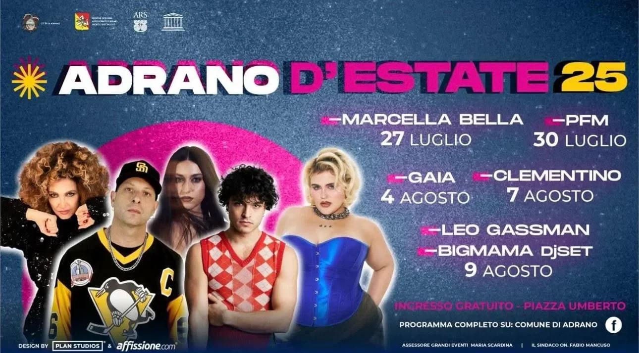 L’estate ad Adrano si accende con i grandi concerti: da Marcella Bella ...